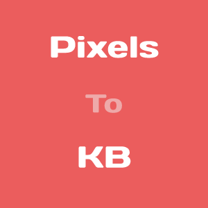 Pixels to KB Converter