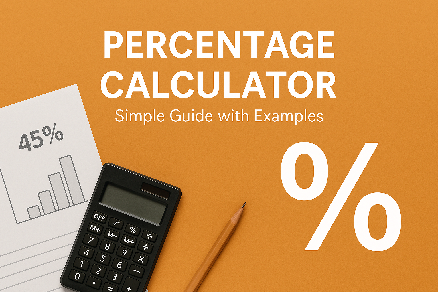 Percentage Calculator – Simple & Accurate Guide (2025)